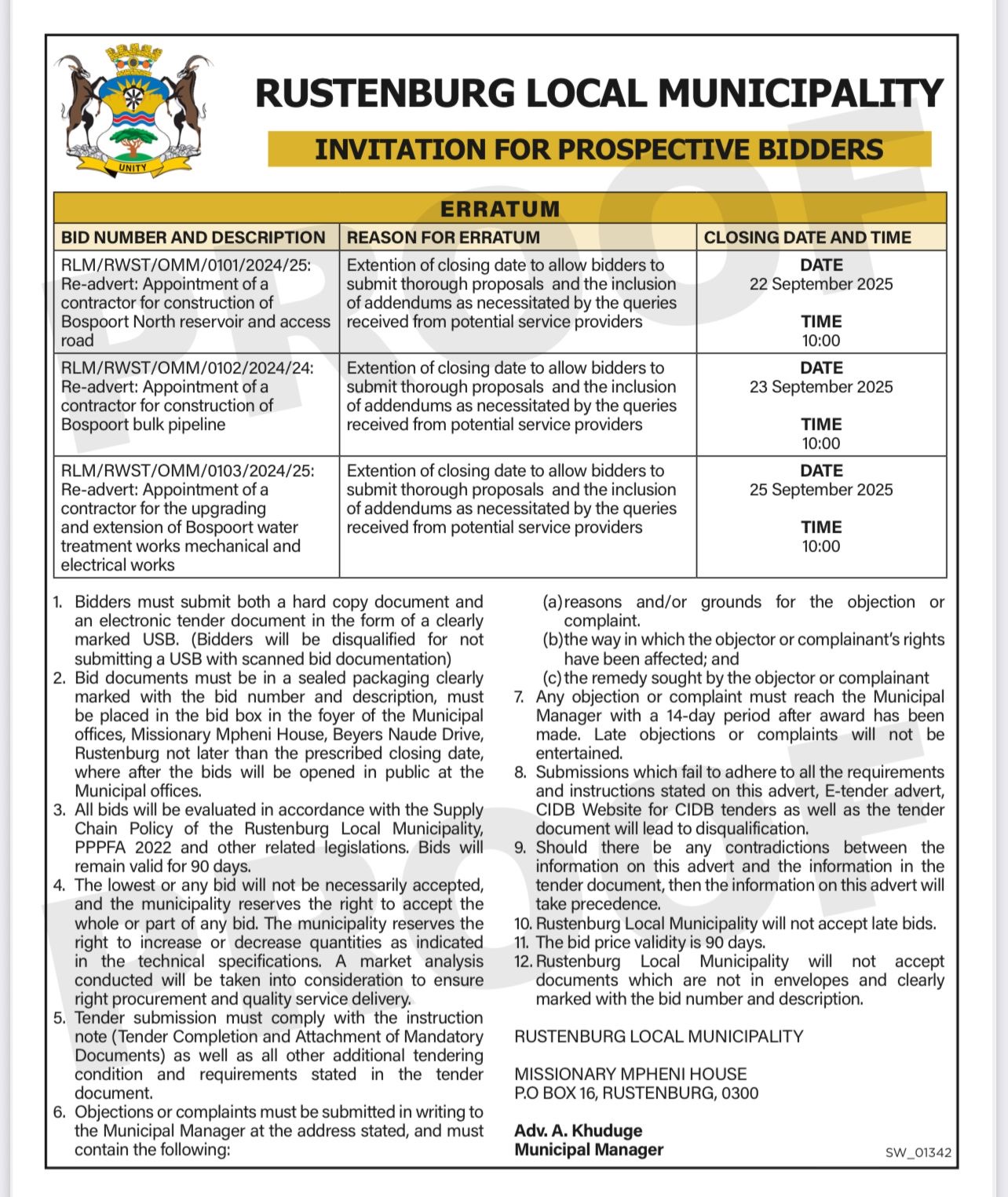 Rustenburg Local Municipality